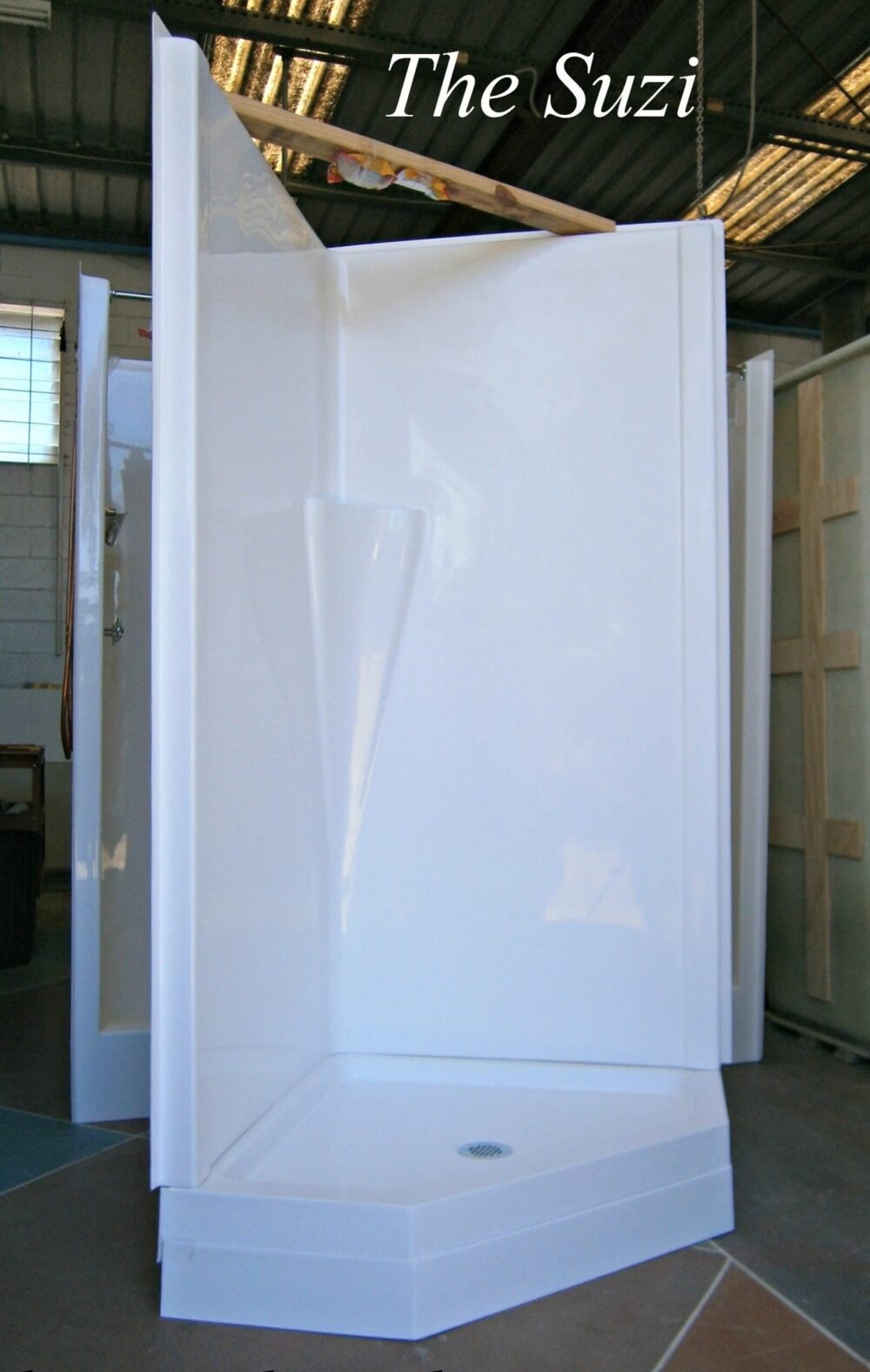 Suzi 2pc Corner Shower Cubicle 900mm x 900mm x 1930mm – Flair Showers