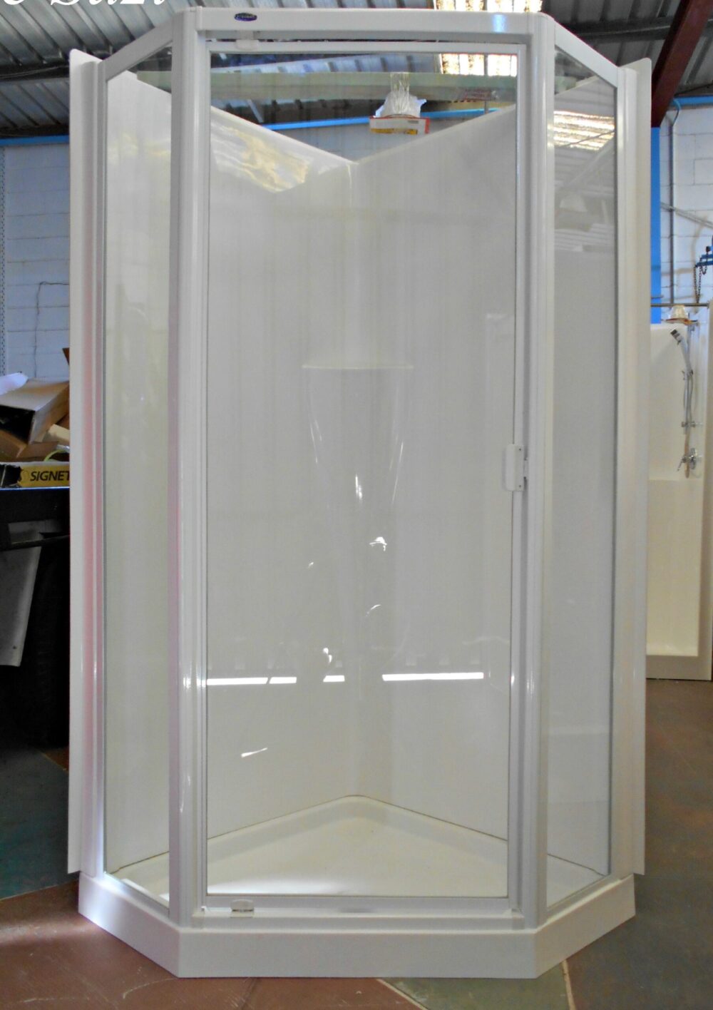 Suzi 2pc Corner Shower Cubicle 900mm x 900mm x 1930mm – Flair Showers